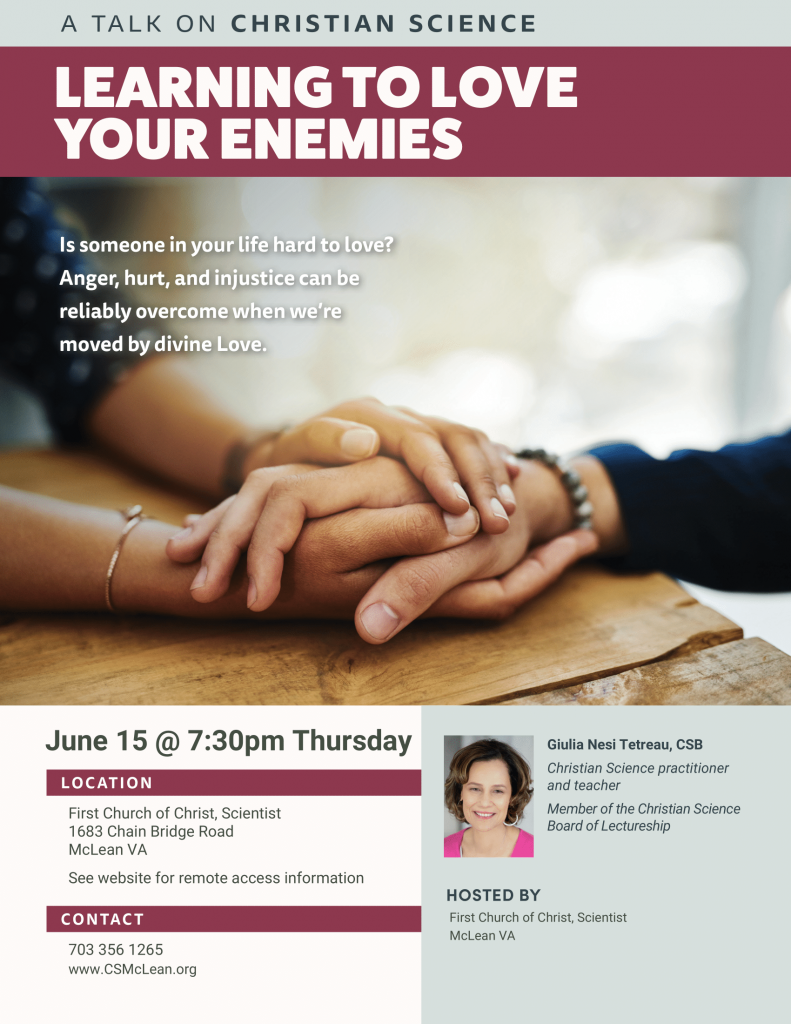 Learning To Love Your Enemies – Tysons Interfaith